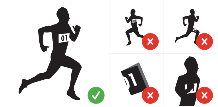 How to wear a bib for a Running Race - MYLAPS